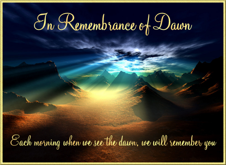 Dawn's (lunchlady_dawn) Memorial Page